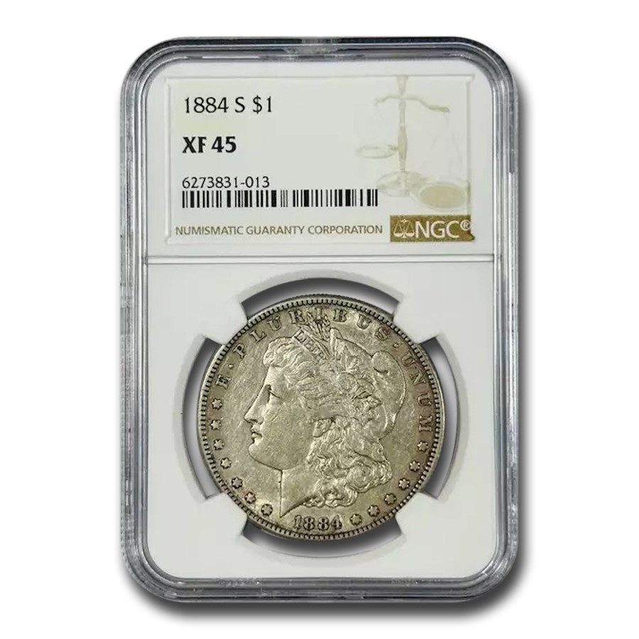 1884 S Morgan Silver Dollar Value - APMEX
